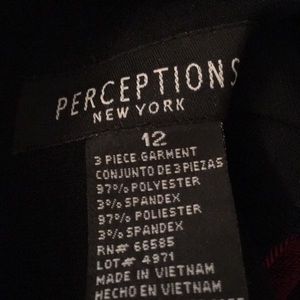perceptions new york | Other | 3 Piece Pants Suit | Poshmark